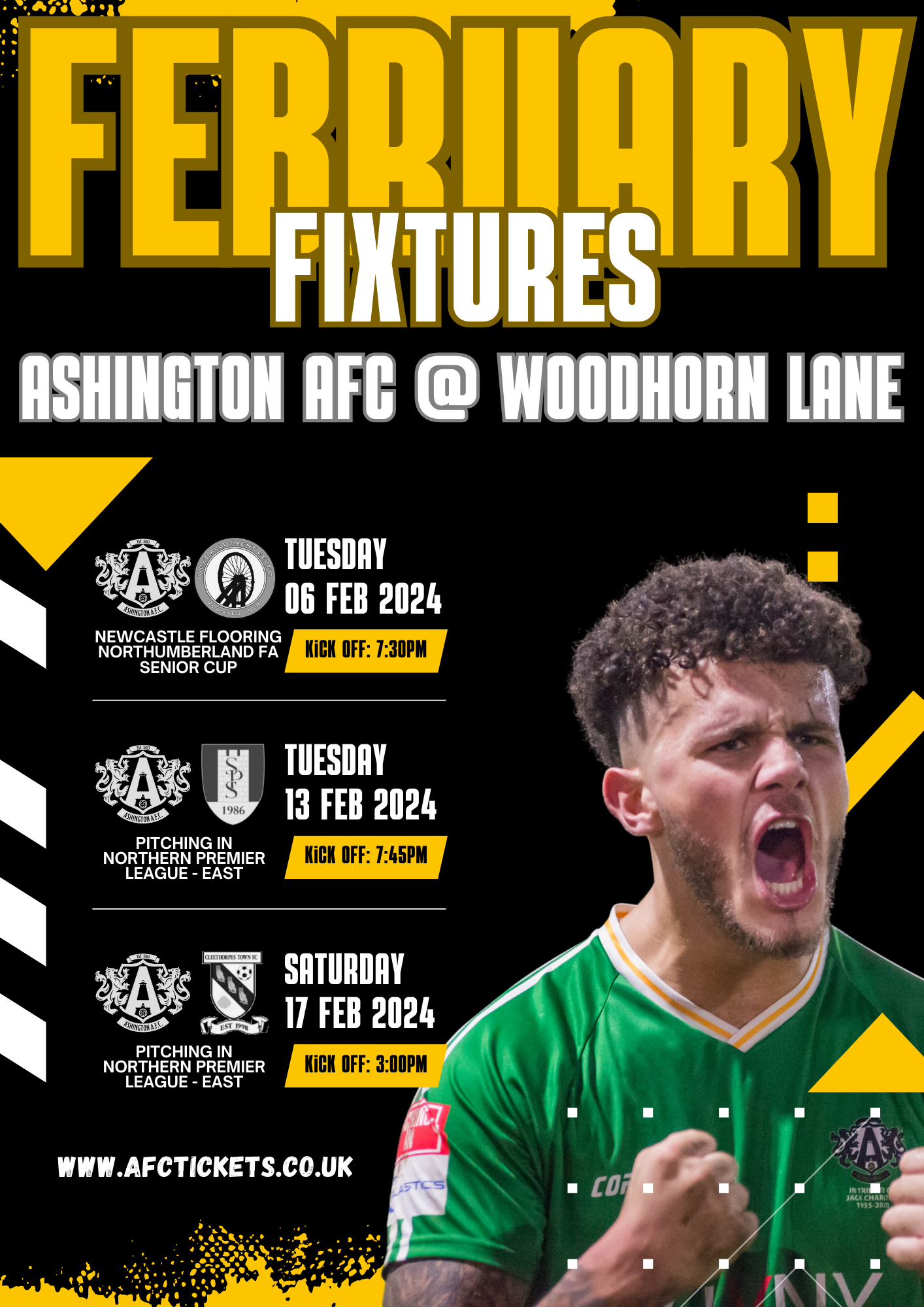 Ashington AFC – Bookings – Ashington AFC